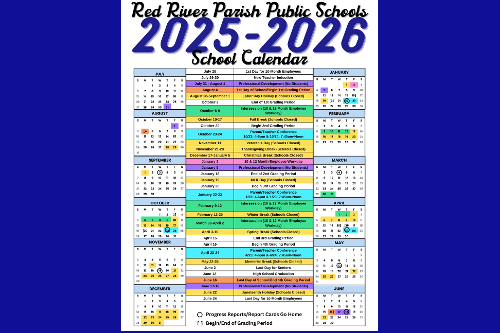 Red River Parish Schools approve 2025-2026 calendar | Red River Parish ...